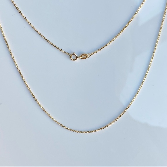 Jewelry | 18k Real Saudi Gold Necklace Chain 18 | Poshmark